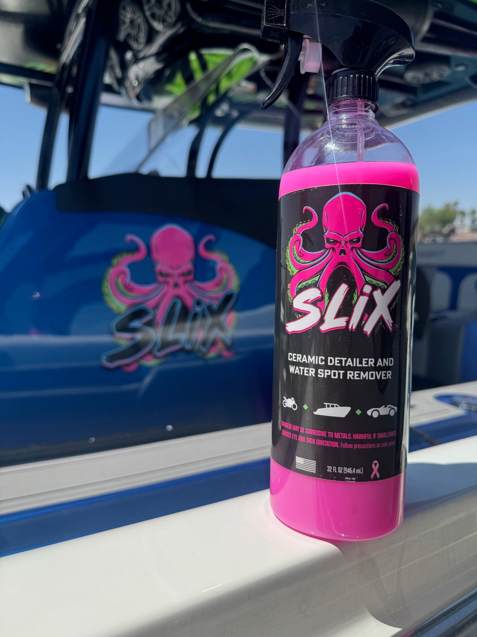 Ceramic Infused Detail Spray (32oz) – Slix Marine