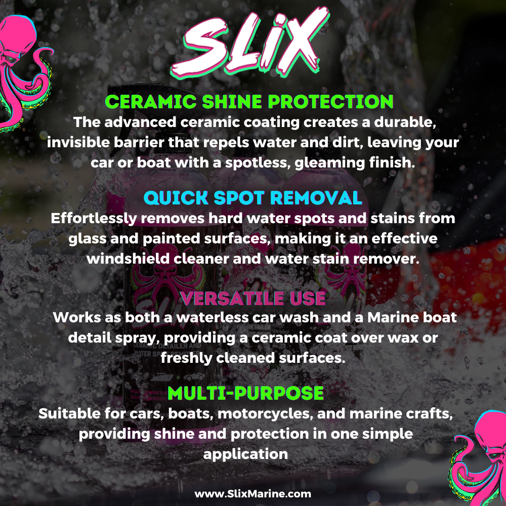 Ceramic Infused Detail Spray (32oz) – Slix Marine